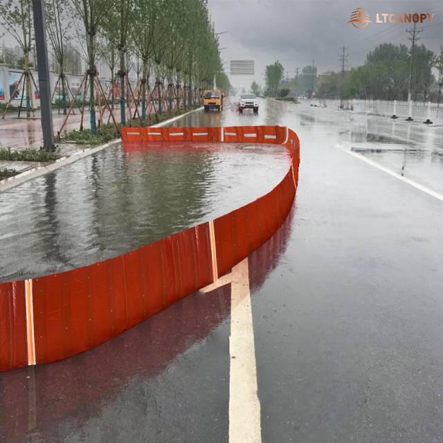 Inflatable House Flood Protection -Water Filled Bags For Flooding-PVC ...