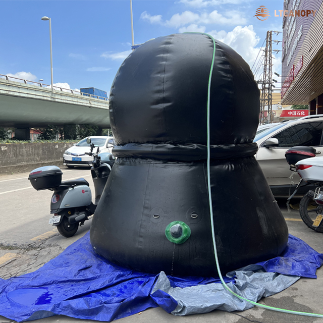 BioGas Bag for 5 CBM for home, gardan, farm，Green Energy From Organic ...