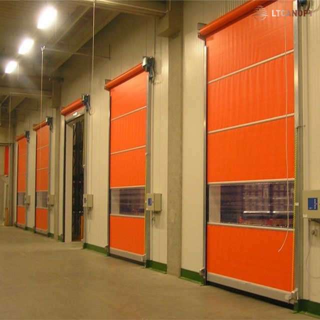 Automatic Flexible PVC Roll Up Doors For Building And Workshops - Buy ...