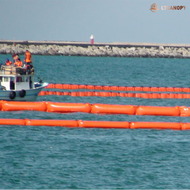 Floating Booms And Barriers China PVC Oil Boom Fence Boom Manufacturers ...
