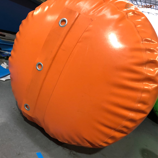 Inflatable Water Filled Flood Barrier-Inflatable Tube Flood Control ...