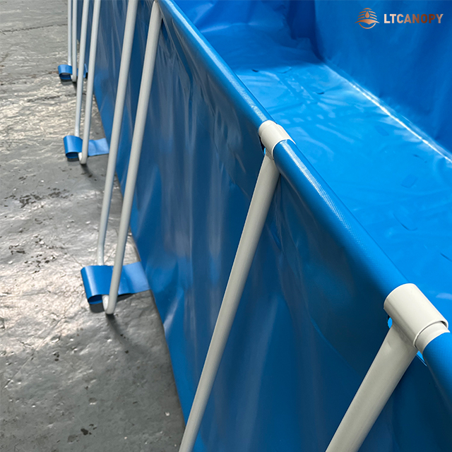 Quick Up PVC Rectangle Frame Swimming Pool Above Ground Pool Supply in ...