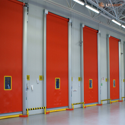 Automatic Flexible PVC Roll Up Doors For Building And Workshops - Buy ...