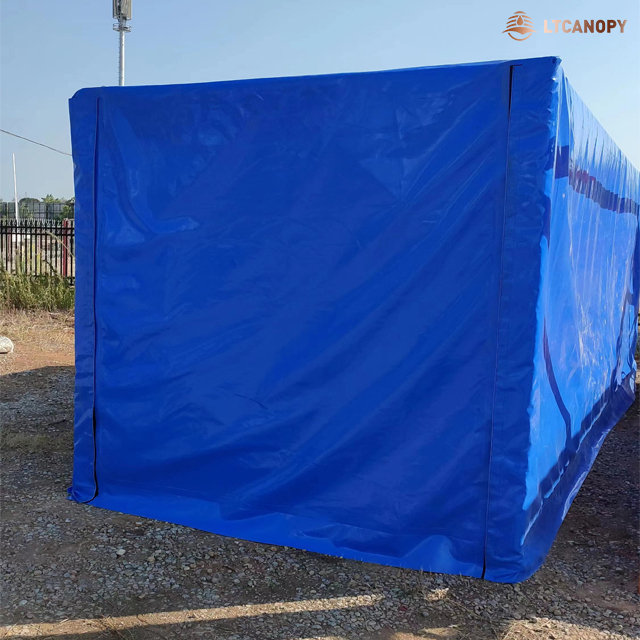 PVC Fabric Coated Tarpaulin for Shipping Container Cover For 20FT - Buy ...