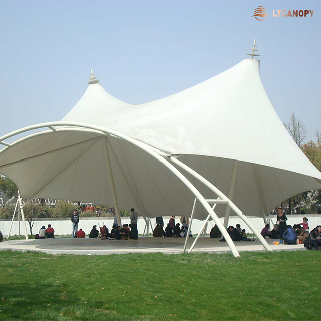 Tensile Membrane Structure Fabric-China Tension -Roof Membrane-Membrane ...