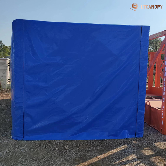 PVC Fabric Coated Tarpaulin for Shipping Container Cover For 20FT - Buy ...